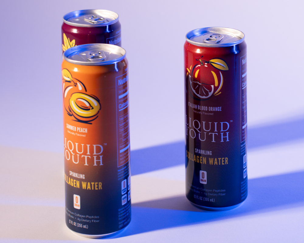 Sparkling Collagen Water - 12 Cans, Passion Bliss – Liquid Youth